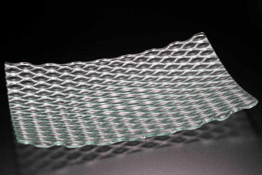 Rectangular Platter "Diamond" - Recycled Glassworks